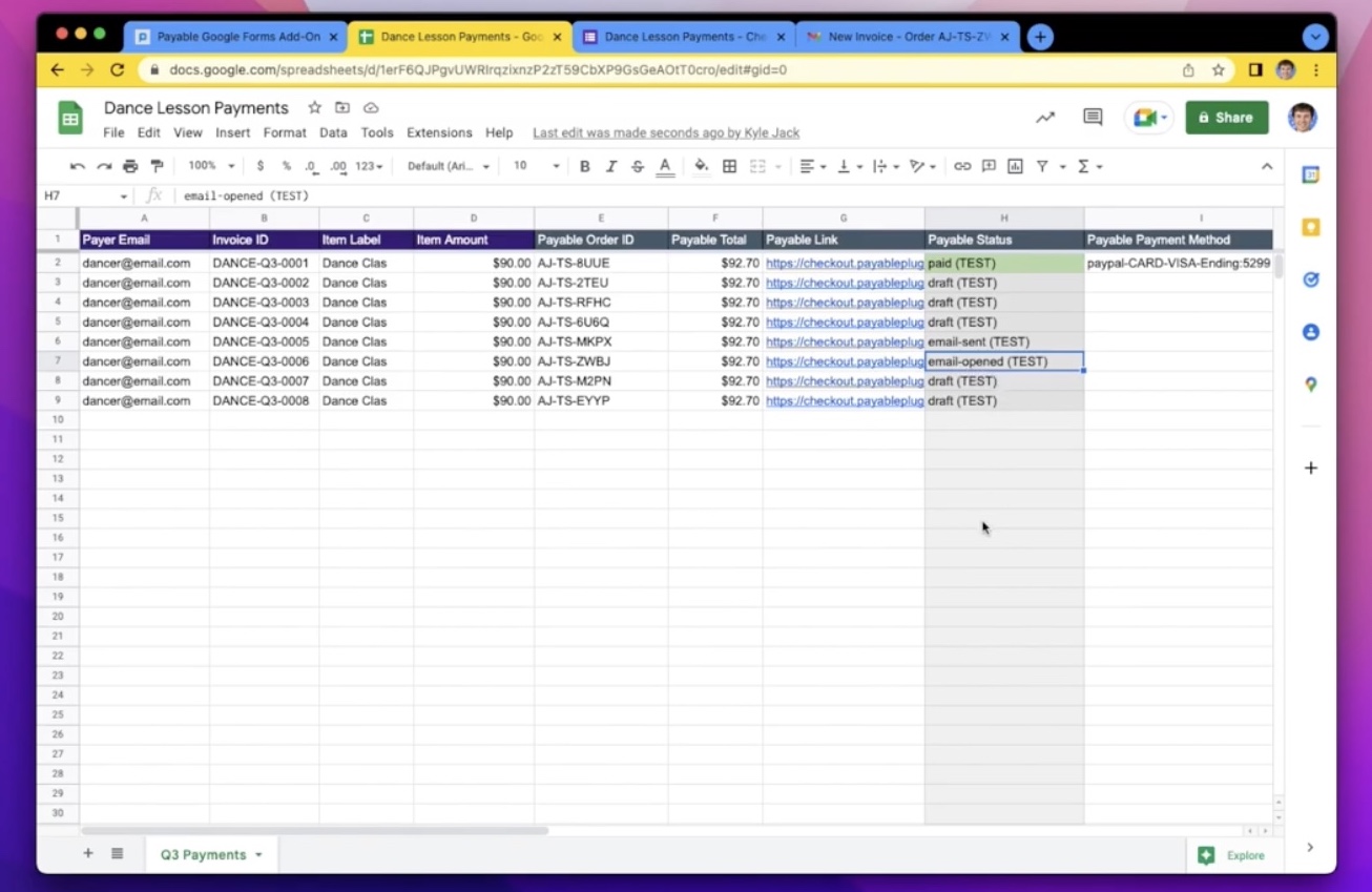 How to Use Google Sheets and Payable to Create Easy Invoices - Payable Blog