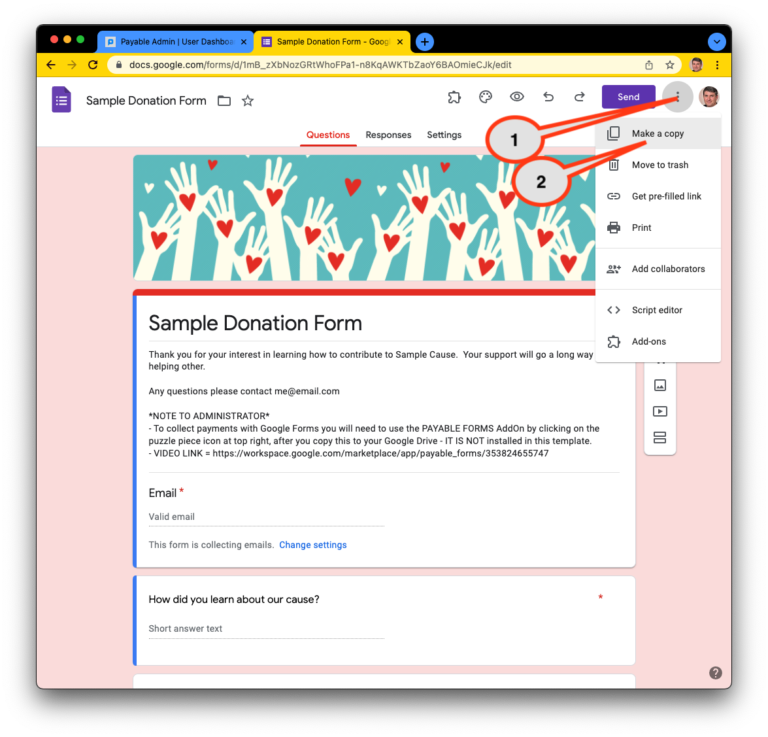 2023 Club Registration or a New Event? How to Copy Your Payable Form ...